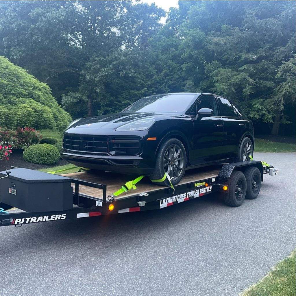 20×7 Car Trailer- Heavy Duty - Loxahatchee Trailer Rental